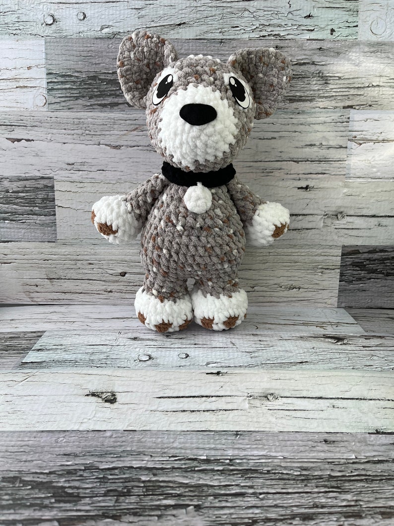 Husky Dog, Puppy, Huggable Crochet Plushie Husky Dog, Puppy Plushie ...