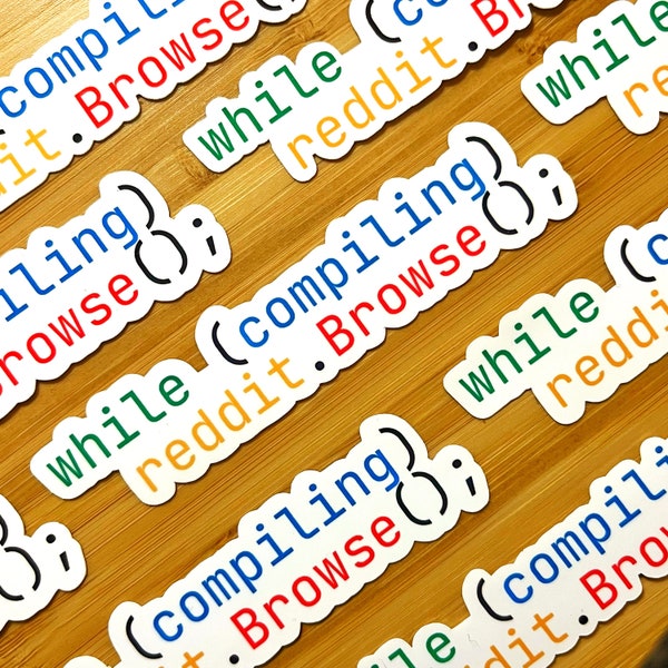 Developer Stickers Etsy 