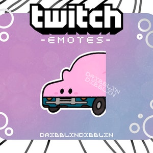 Cartoon Style Carby Kirby Emote for Twitch and Discord - Etsy