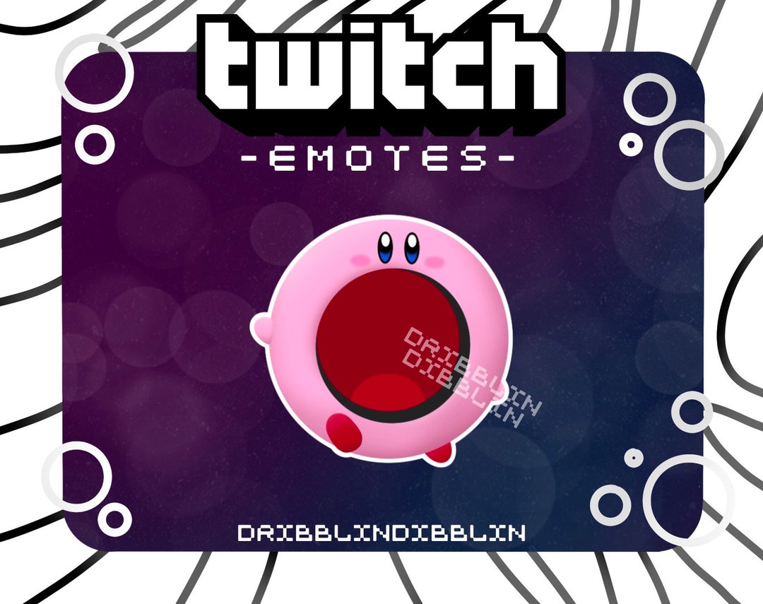 Kirby Ring Emote for Twitch and Discord - Etsy