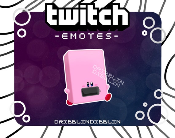 Kirby Vending Machine Emote for Twitch and Discord - Etsy