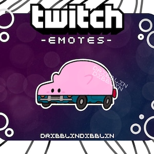 Cartoon Style Carby Kirby Emote for Twitch and Discord - Etsy