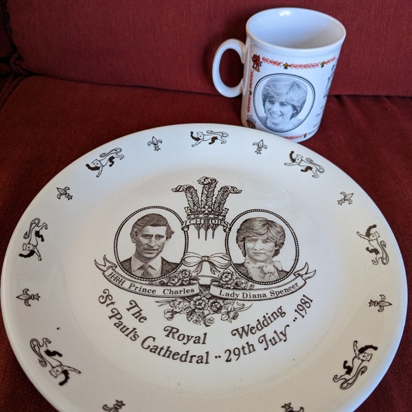 The Royal Wedding Commemorative Plate. Charles and Diana - Etsy