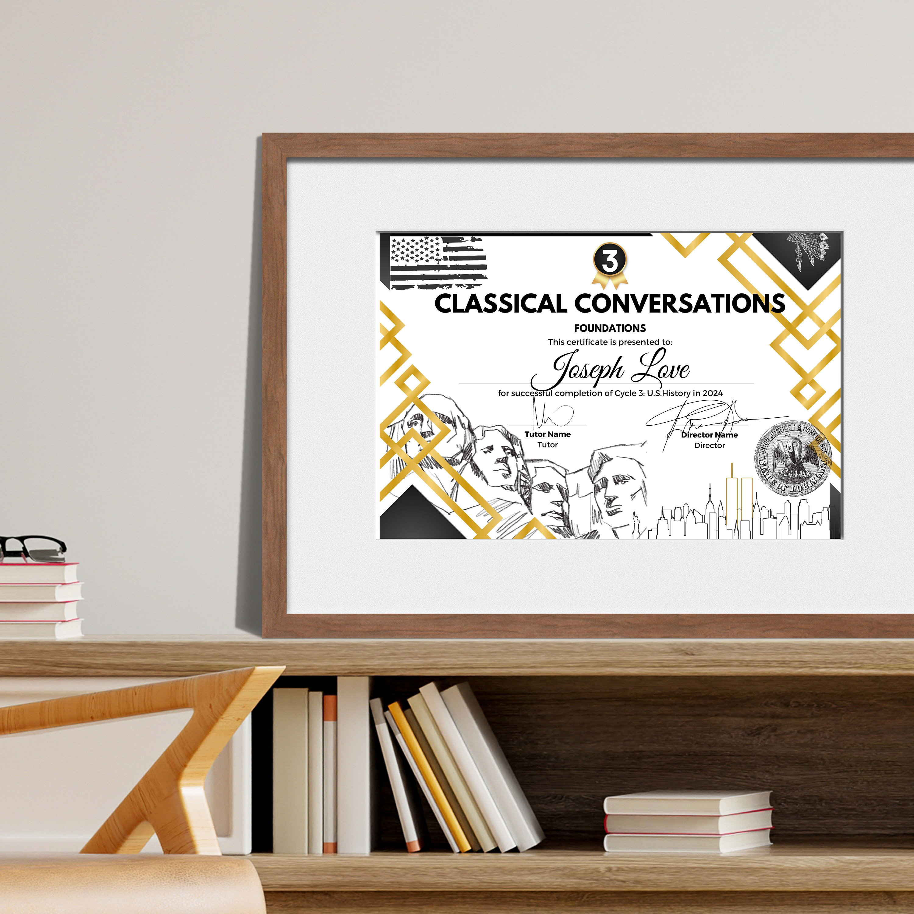 Classical Conversations FOUNDATIONS Certificates BUNDLE, CC Cycle 3 ...