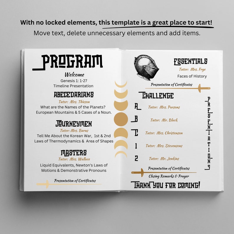CC End of Year Program Template, Classical Conversations Cycle 2 ...