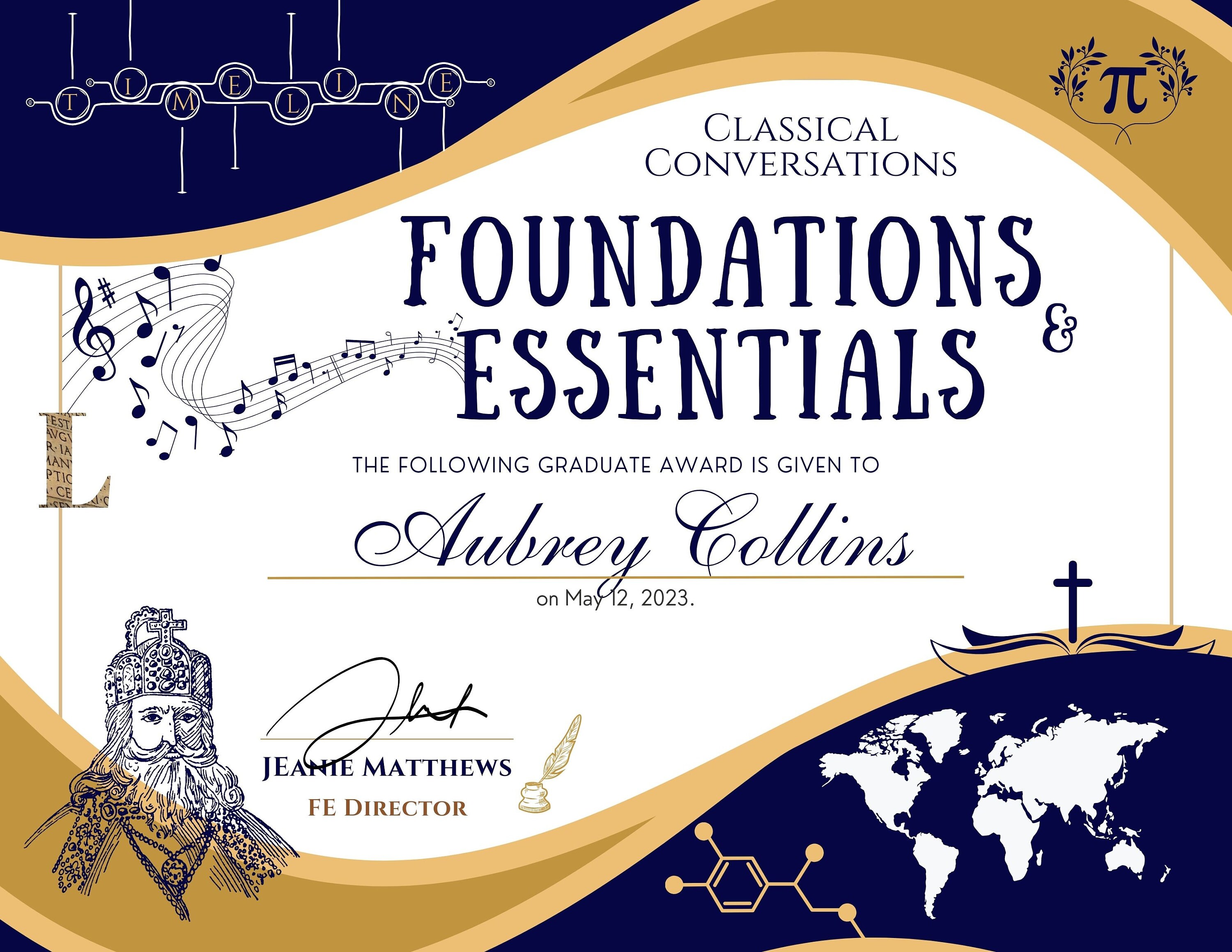 Classical Conversations ESSENTIALS & FOUNDATIONS Certificate Template ...