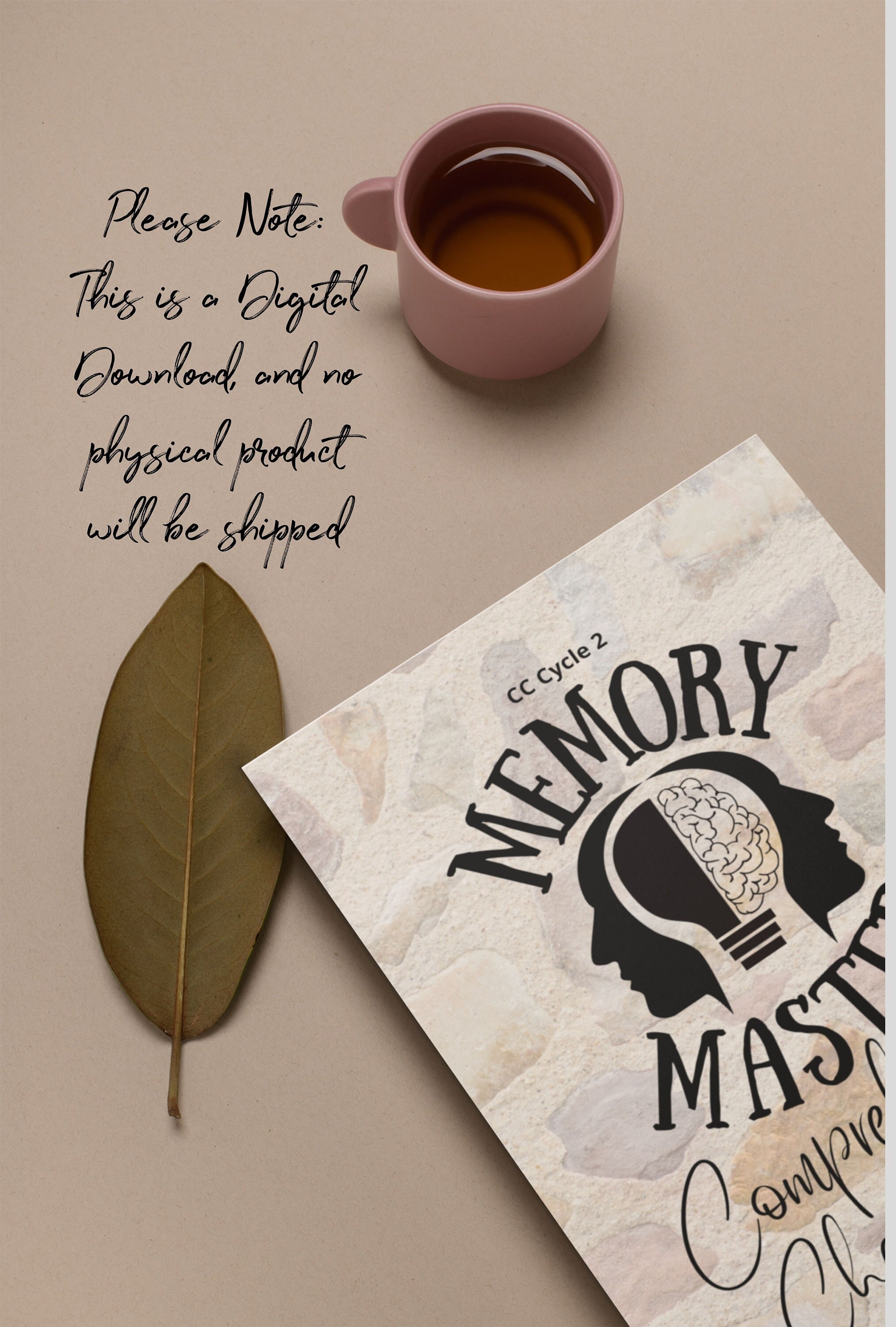 CC Cycle 2 Memory Master Checklist, Instant Digital Download for ...