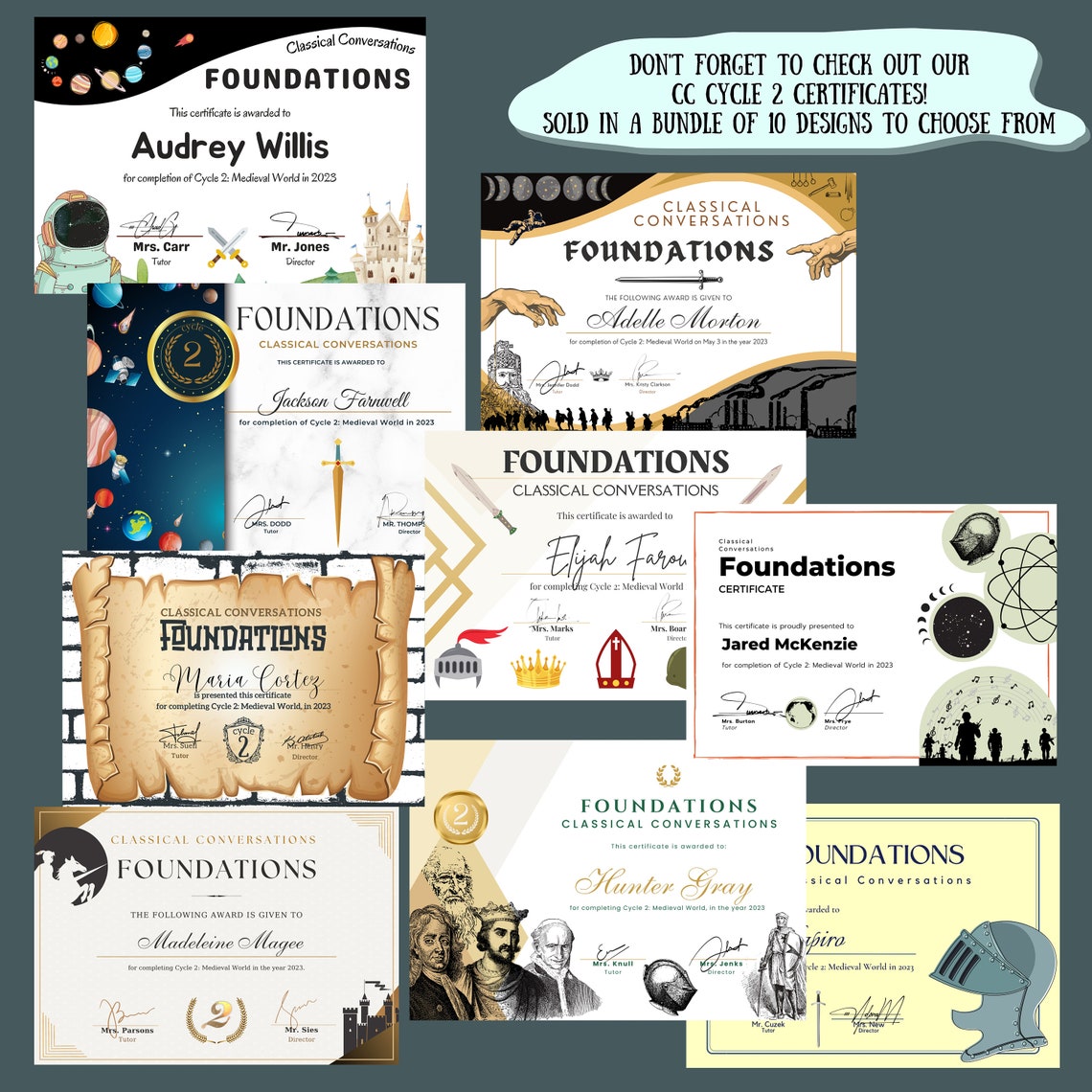 CC End of Year Program Template, Classical Conversations Cycle 2 ...