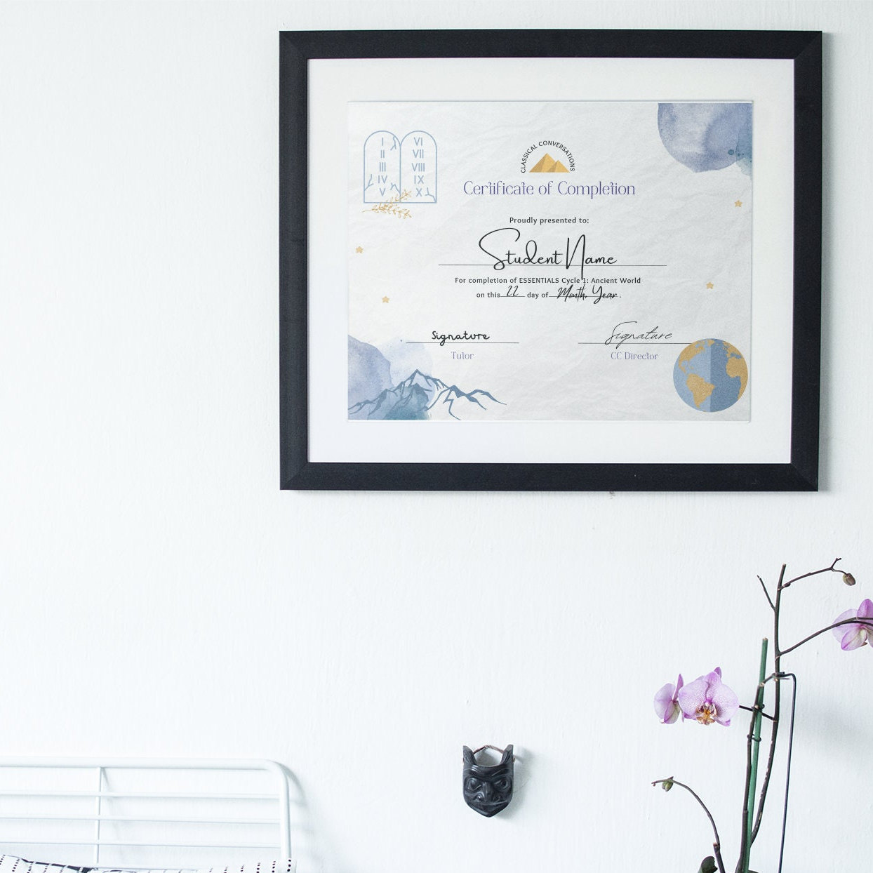 Classical Conversations Essentials Cycle 1 Certificate of Completion CC ...