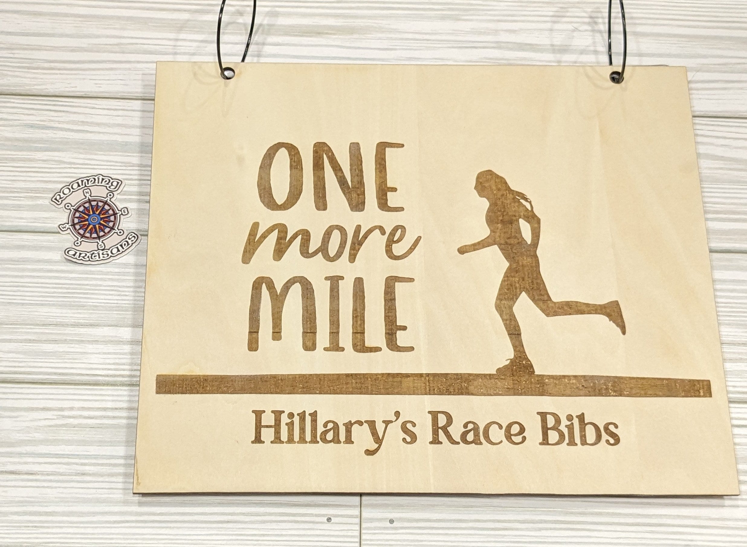 ONE MORE MILE Race Running Bib Book With Sleeves Personalized - Etsy