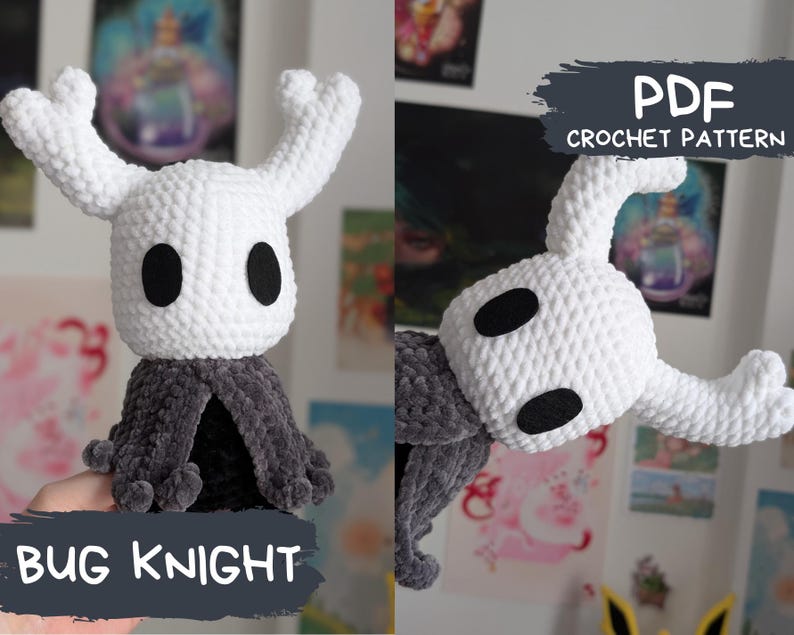 Bug Knight Crochet Pattern PDF ONLY Amigurumi Tutorial - Etsy