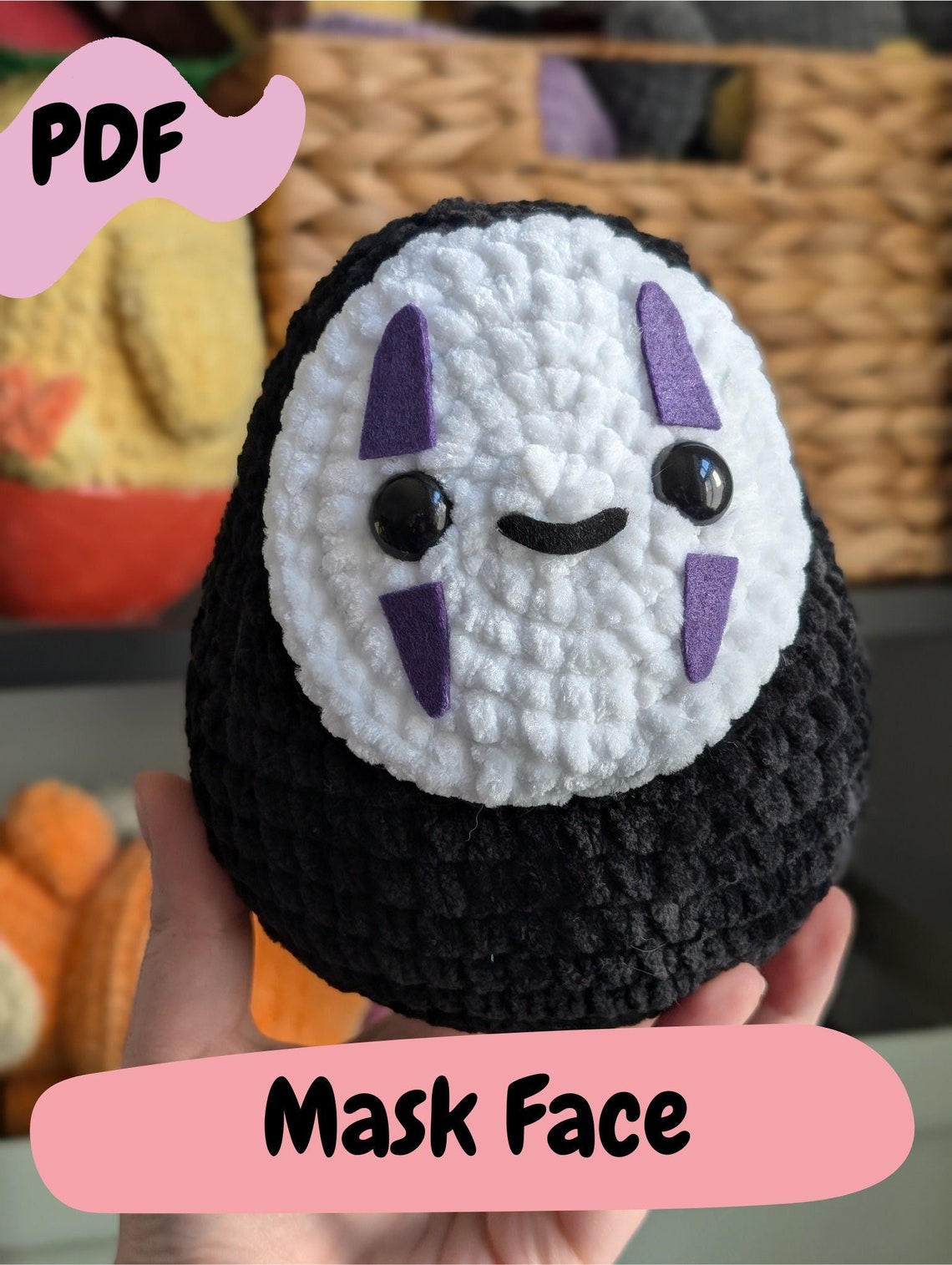 No Face I Crochet Pattern I DIGITAL Download Pdf I Tutorial for ...