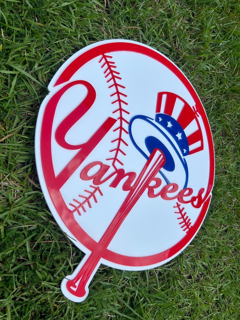 New York Yankees Baseball Sports Sign - Etsy
