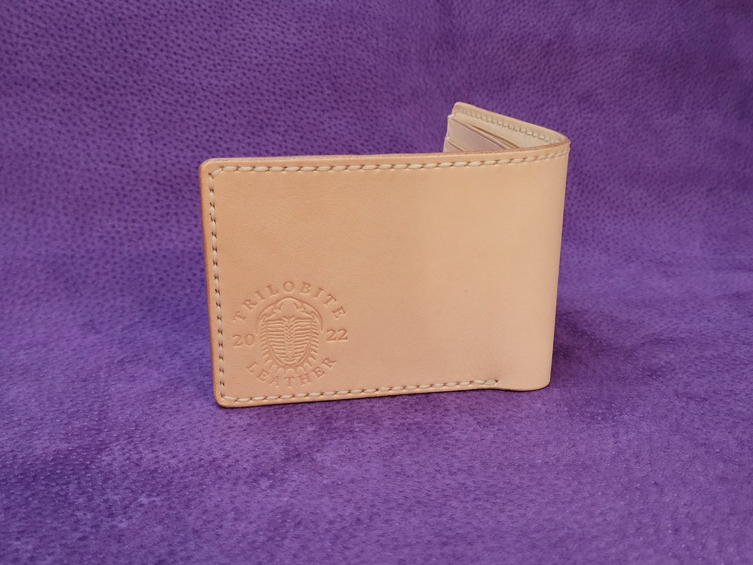 Handmade Leather Bifold Wallet - Etsy