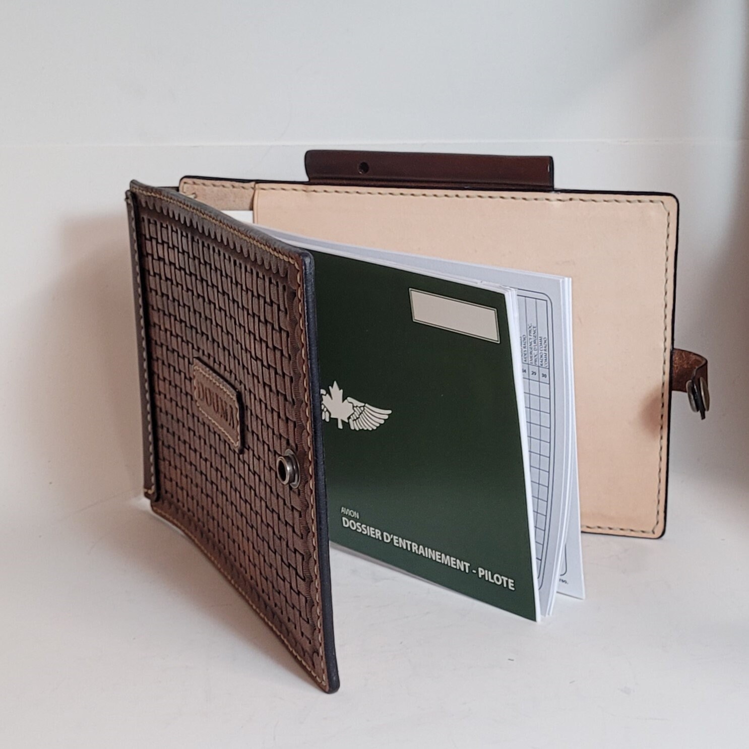 Handmade Leather Pilot Logbook Cover - Etsy