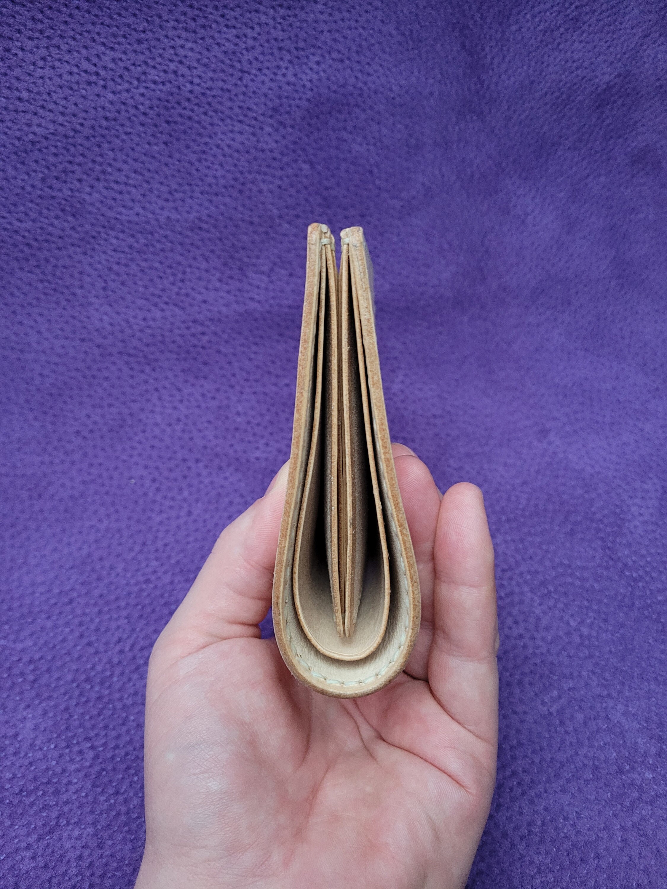 Handmade Leather Bifold Wallet - Etsy