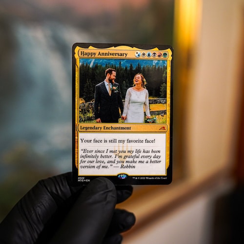 Custom Magic the Gathering Card print Engagement / - Etsy