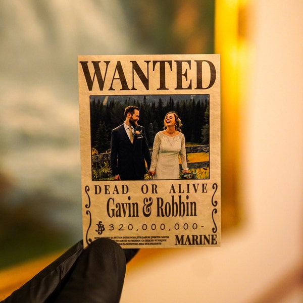 One Piece Wanted Cards - Etsy