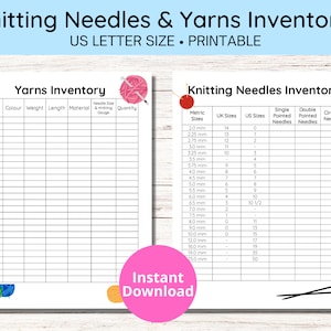 Crafts Inventory, Knitting Needles and Yarns Inventory, Needles ...