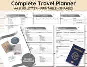 Editable Flight Planner Printable Flight Information Sheet Travel Log ...