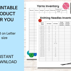 Crafts Inventory, Knitting Needles and Yarns Inventory, Needles ...