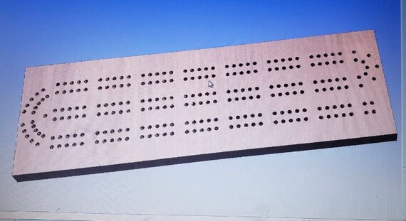 Backpacking Cribbage Board - Etsy