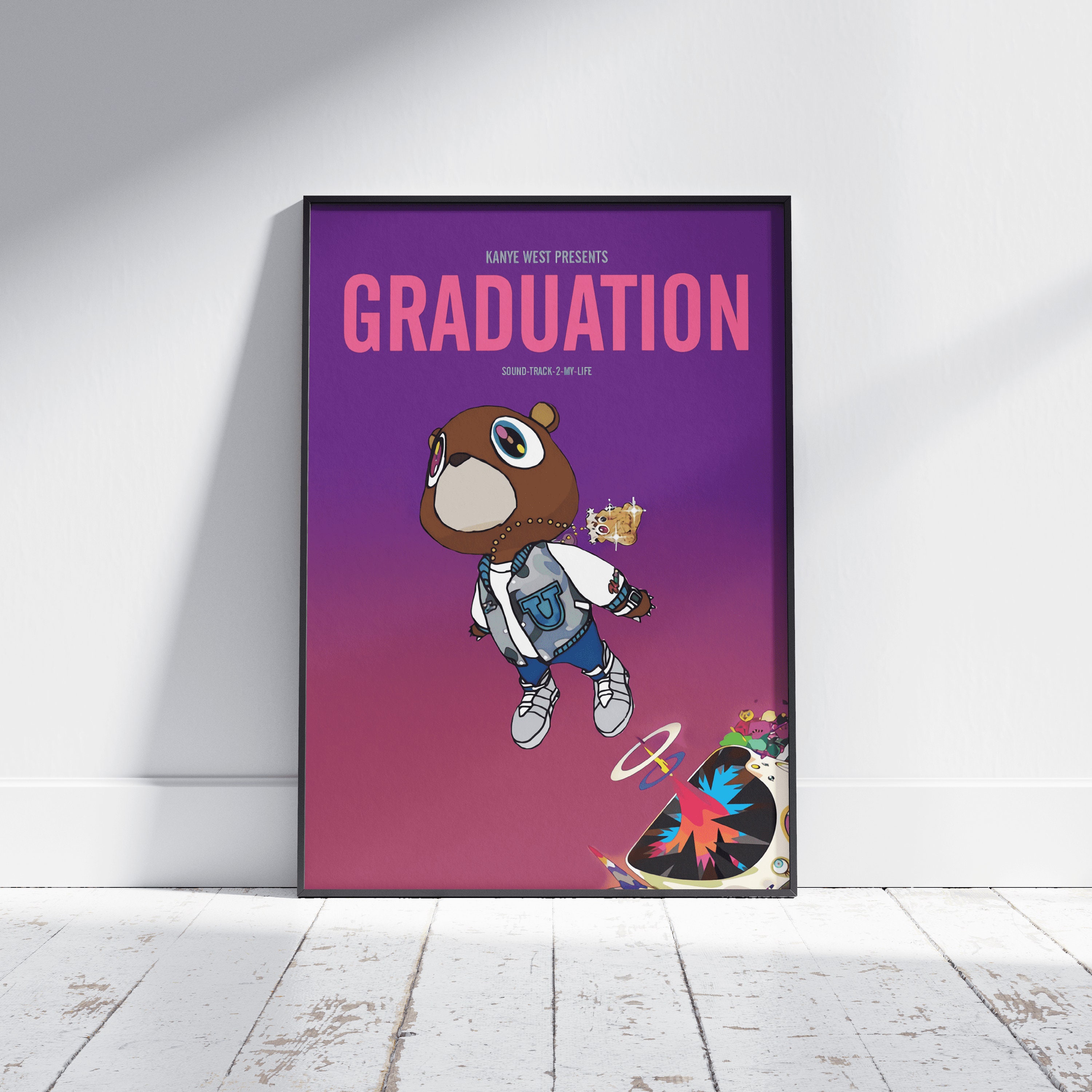 Kanye West Poster Graduation Album Poster Kanye West Fan Gifts Donda ...