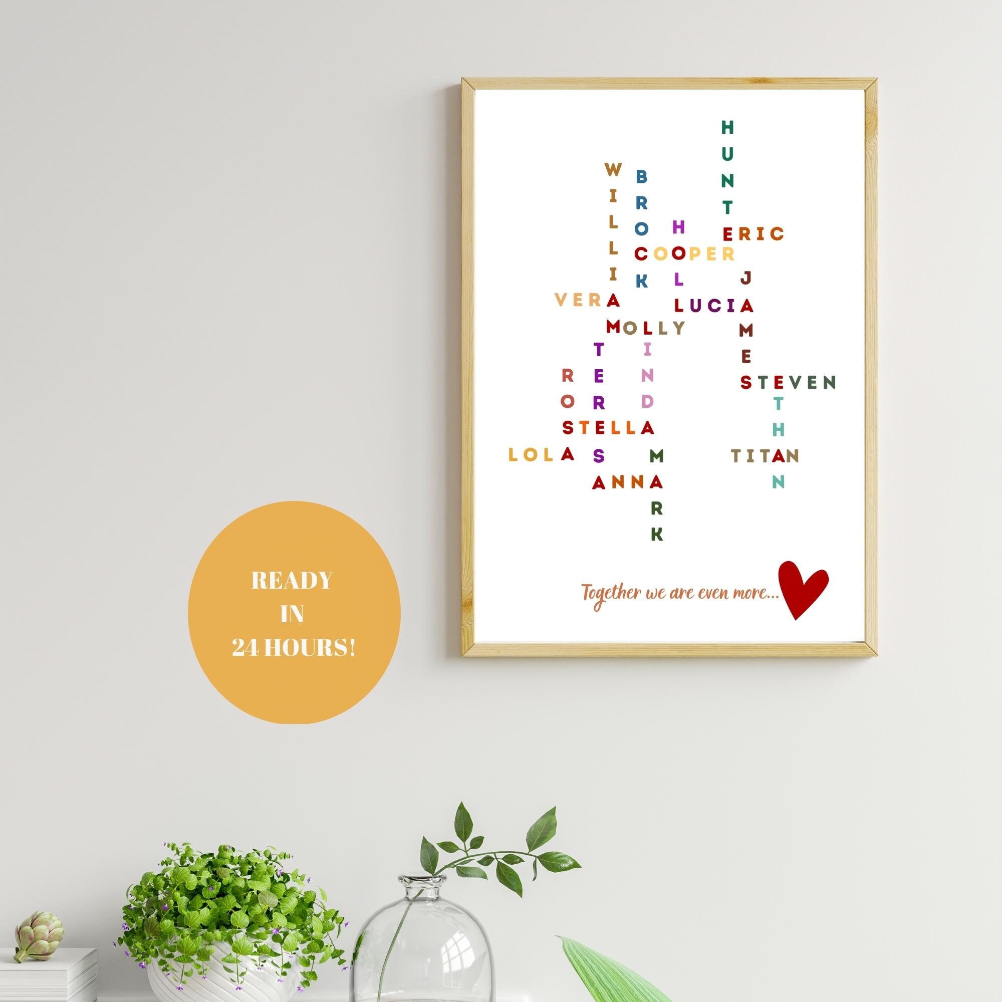 Personalized Name Prints, Personalized Name Gifts for Her, Personalize ...