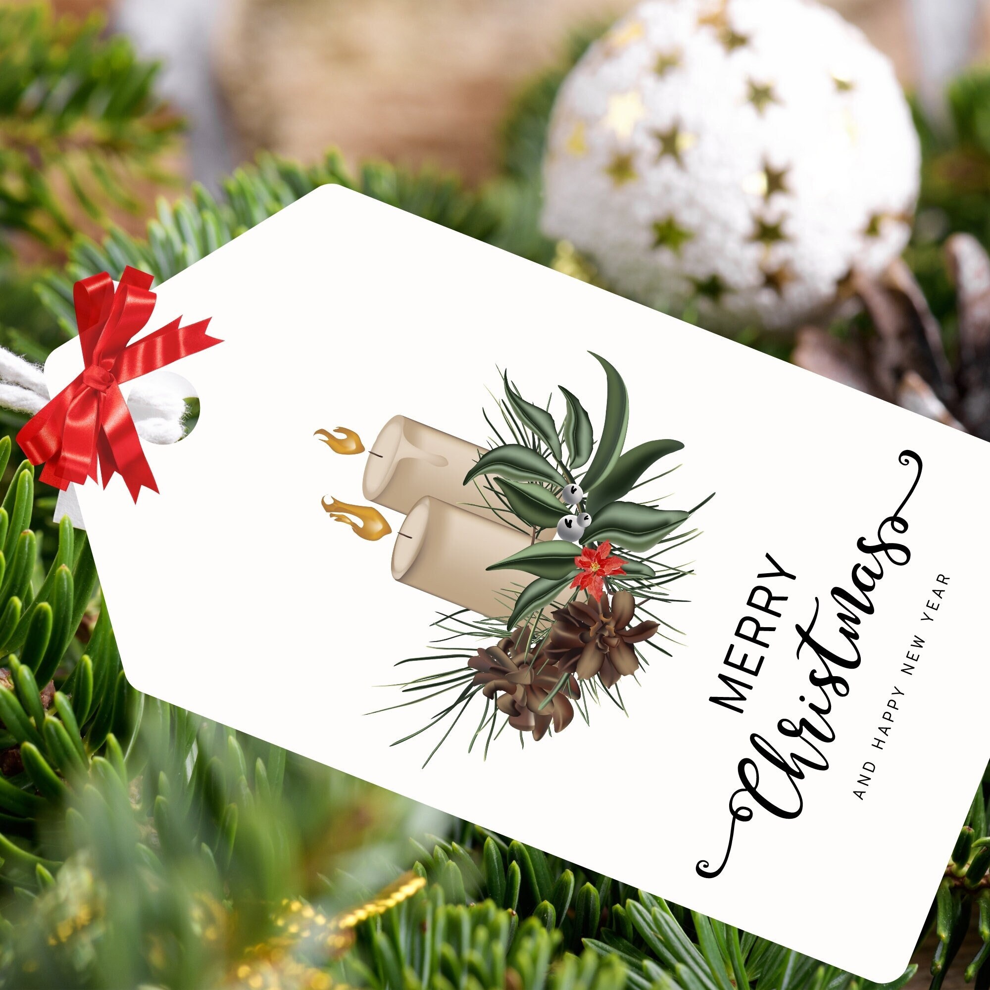 Christmas Gift Tags Printable, Custom Holiday Gift Tags, Cute Christmas ...