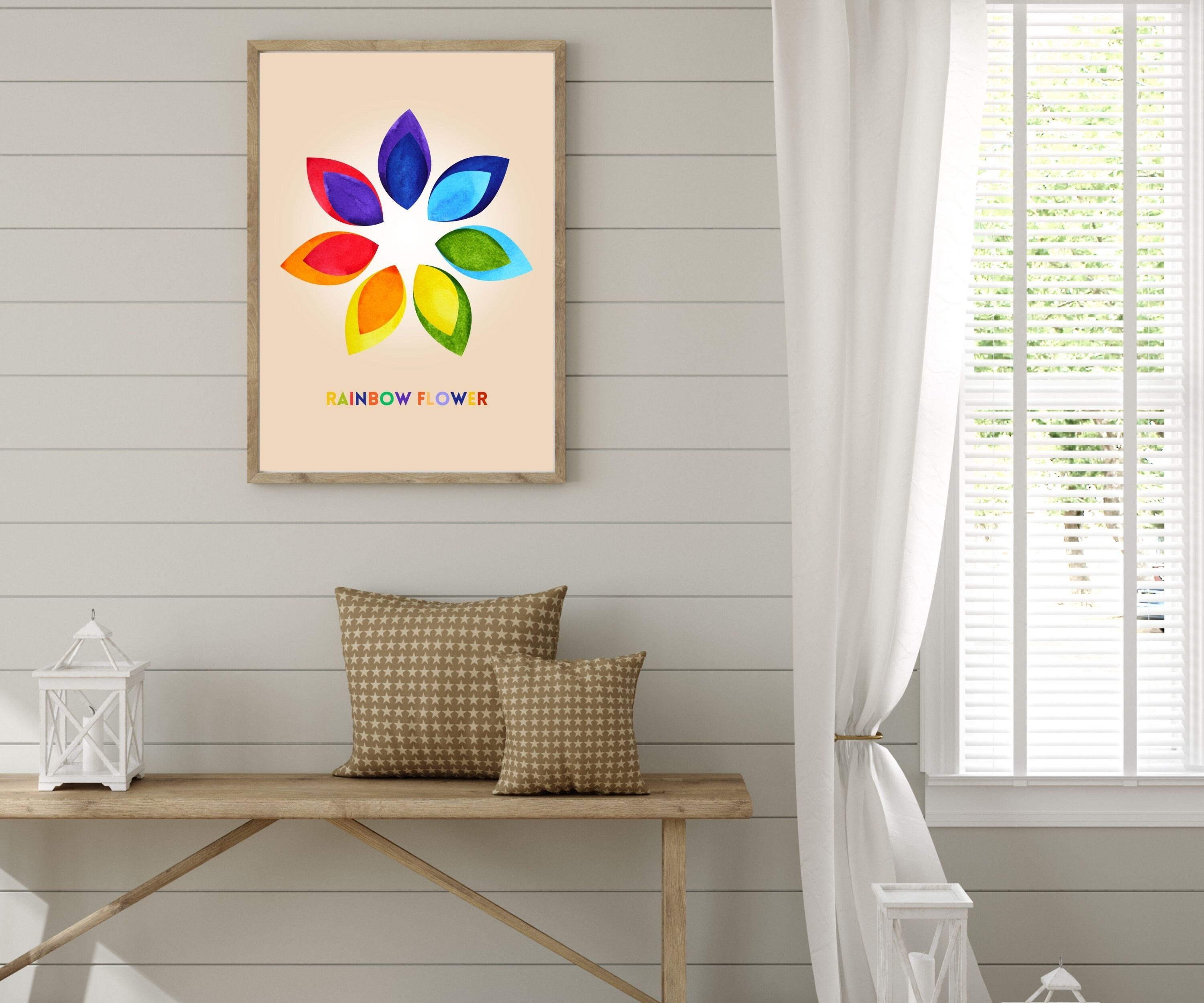 Chakra Flower Chakra Affirmations Poster Chakra Wall Art - Etsy