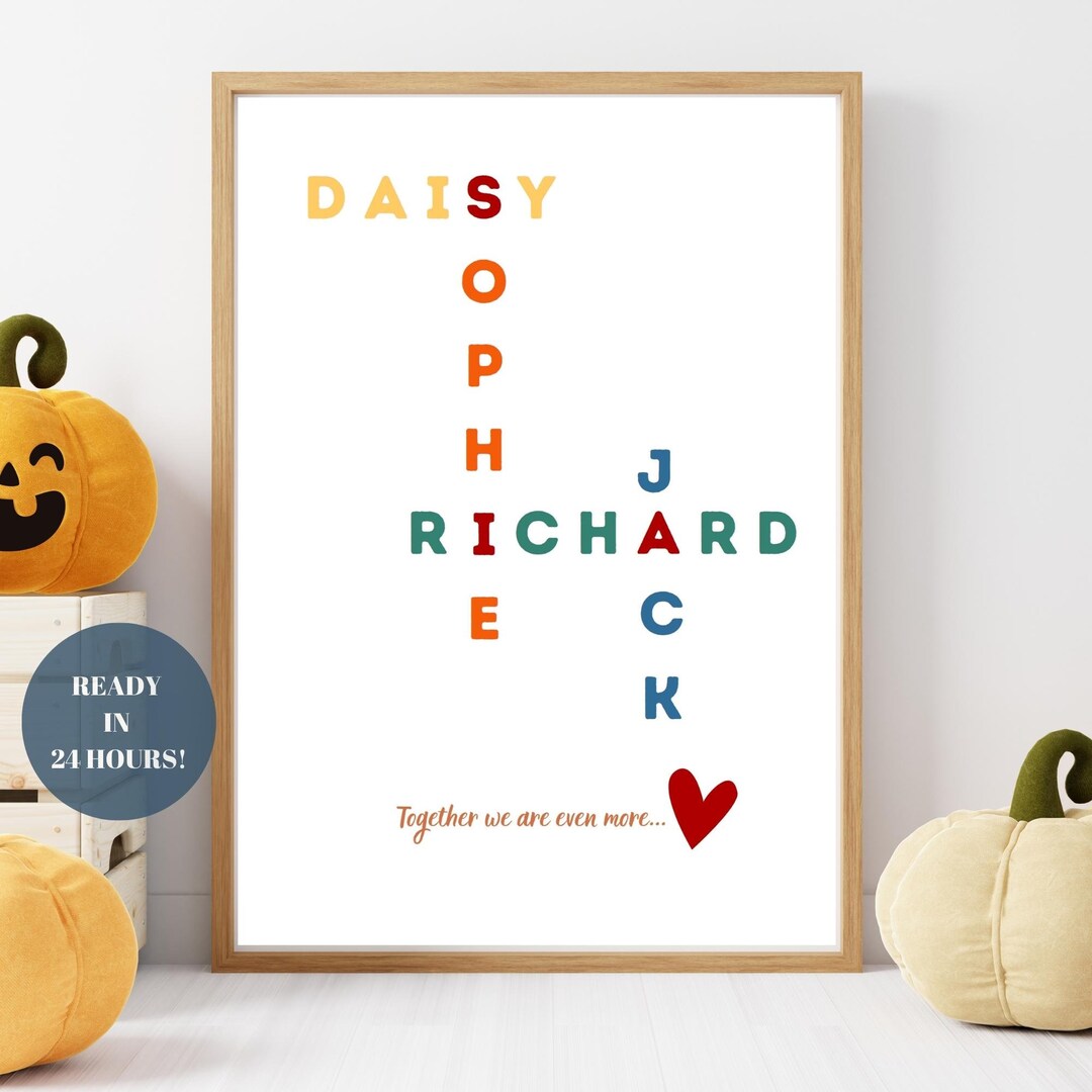 Personalize Name Prints, Personalized Gifts for Friends, Personalized ...