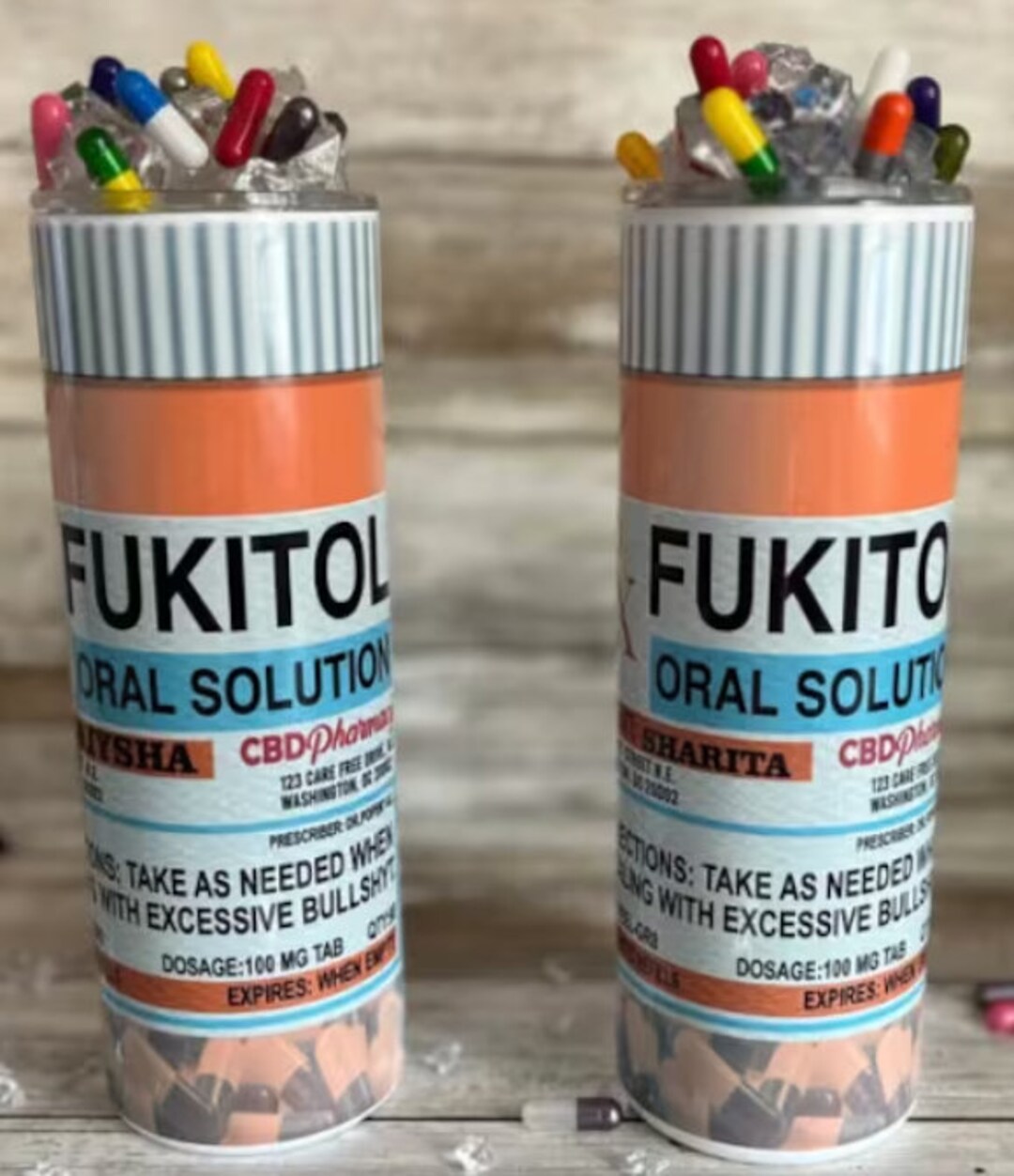 Fukitol Medicine Tumbler 20 Oz - Etsy