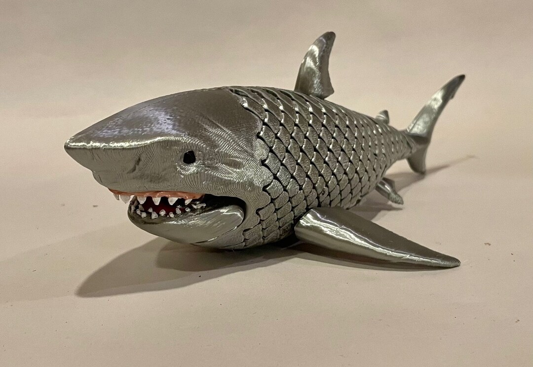 Articulated Shark and Wall Stand - Etsy