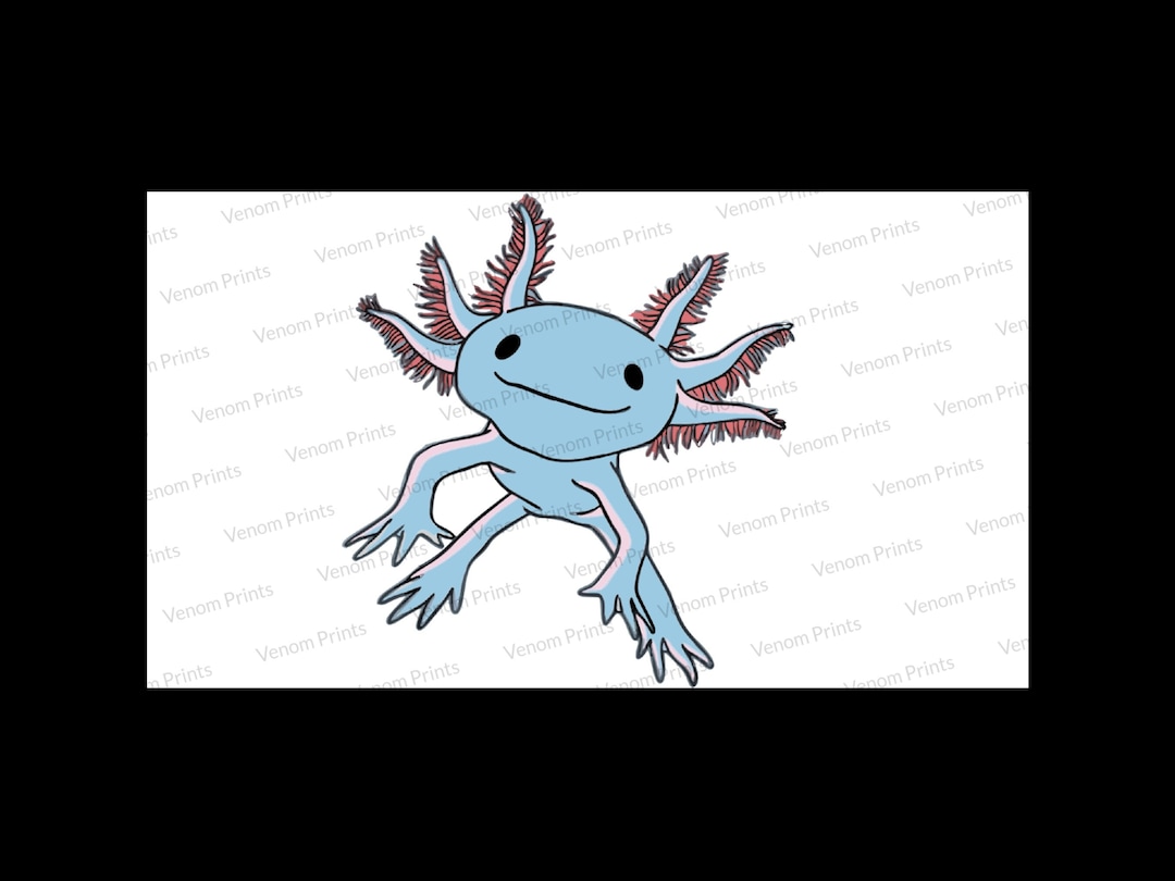 Axolotl SVG PNG, Layered for Cricut and Silhouette - Etsy