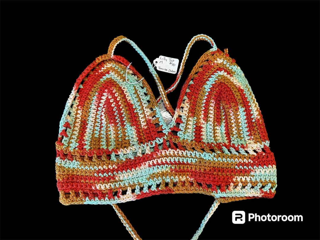Medium Multiple Colors Crochet Lily Tops - Etsy