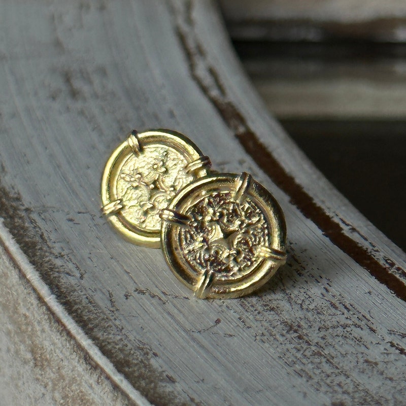 Coin Earrings - Etsy