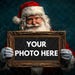 Santa Digital Template for Photoshop & Canva | Christmas Frame PNG ...