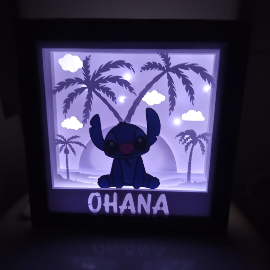 Lightbox Ohana Stitch - Etsy