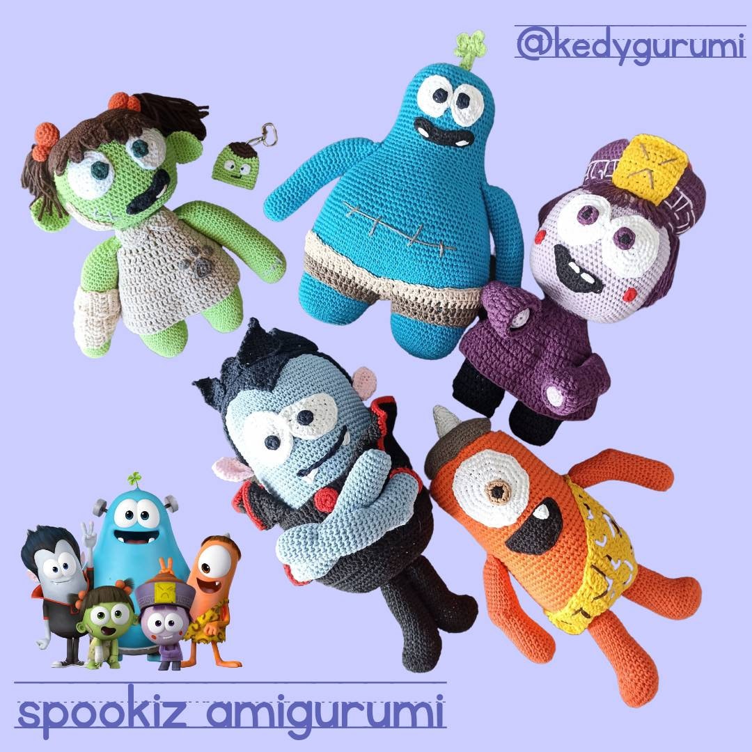 Spookiz Characters Amigurumi - Etsy