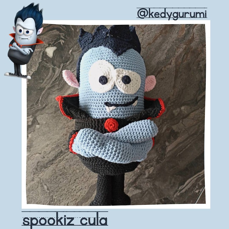 Spookiz Characters Amigurumi Toys Zizi Cula Kebi Frankie - Etsy