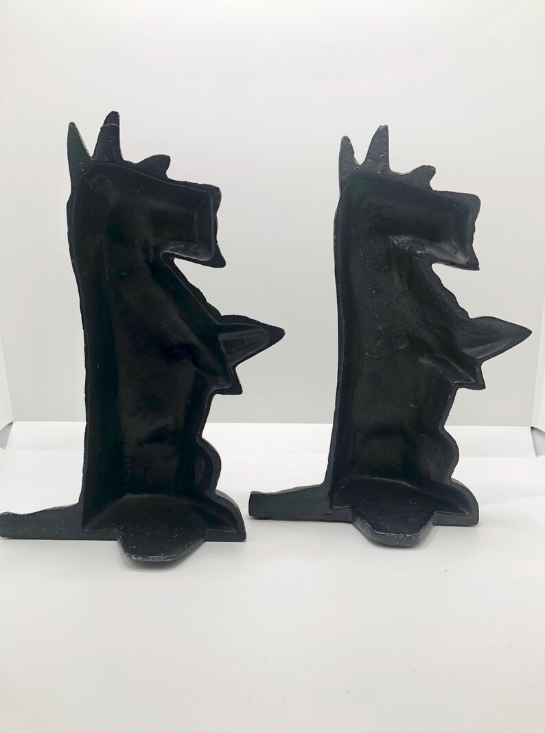 Vintage Cast Iron Scottish Terrier Bookends: Scottie Dog Decor - Etsy
