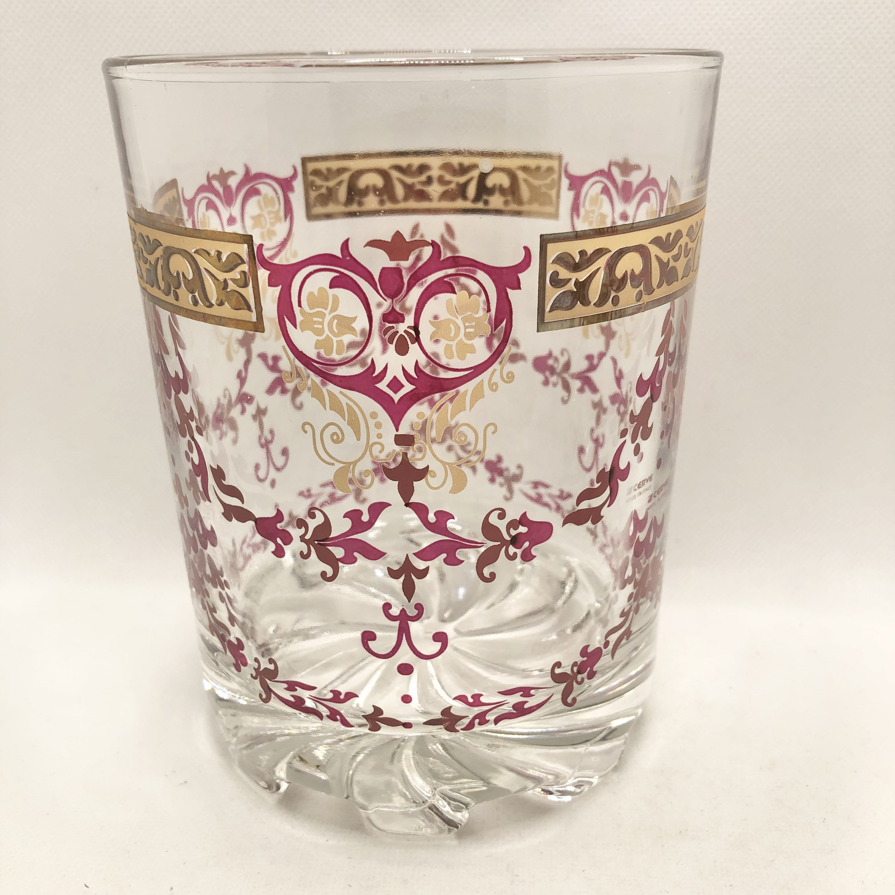 Vintage MCM Cerve Glass Ice Bucket With 3 Rock Glasses Barware Italy - Etsy