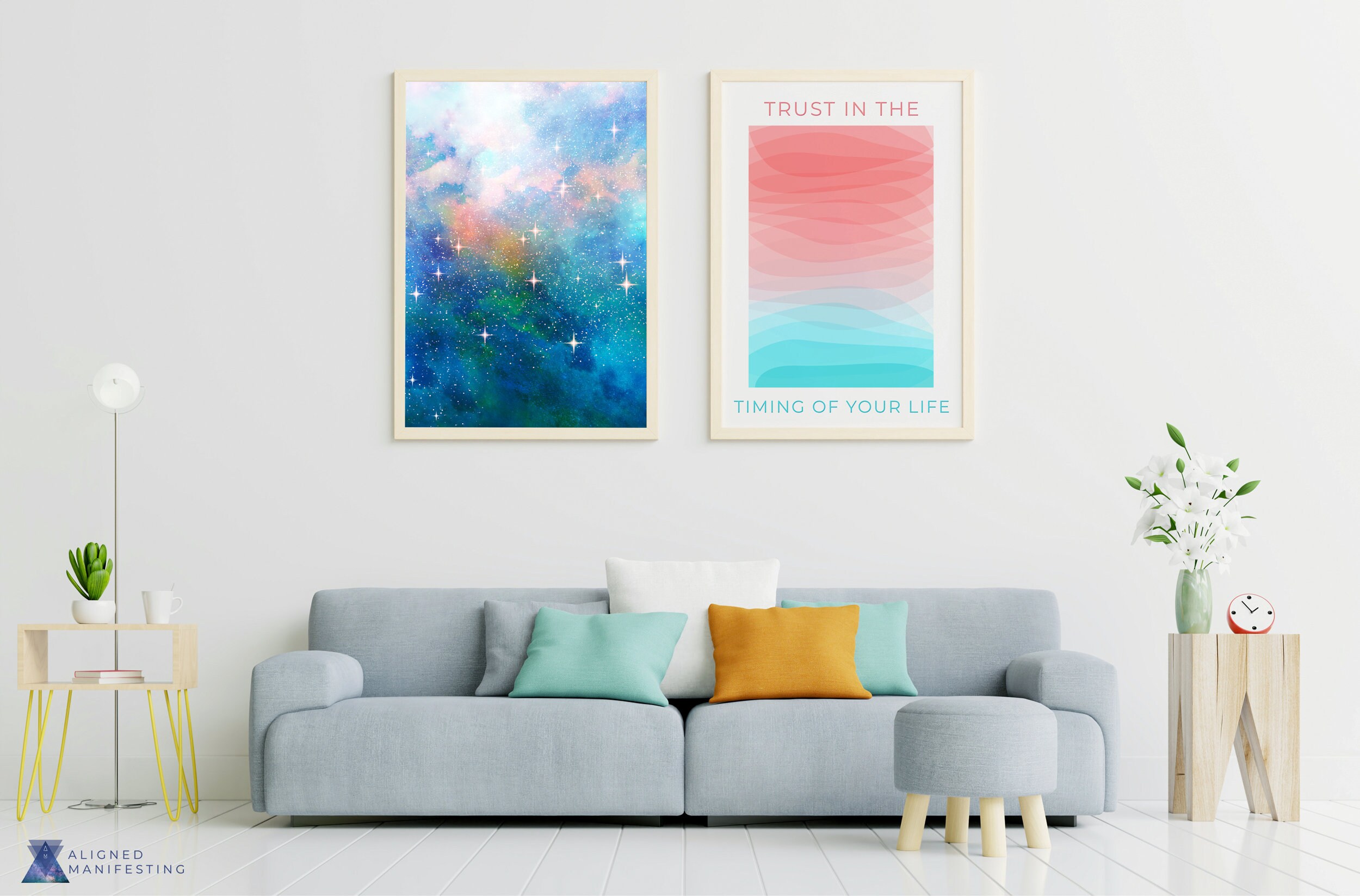 Divine Timing Poster | Mindfulness Quote | Spiritual Print | Digital ...