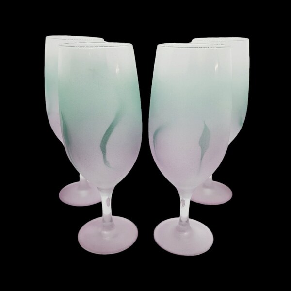 Frosted Glasses - Etsy