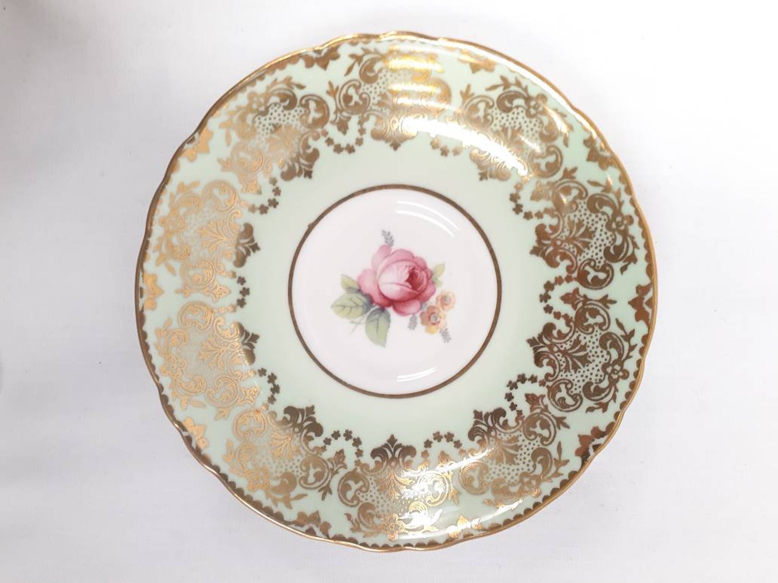 Paragon Light Green Flower Tea Cup , Gift , Mother's Day - Etsy