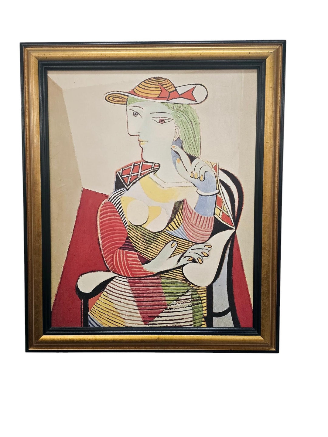 Pablo Picasso Canvas Seated Lady 500 Worldwide - Etsy