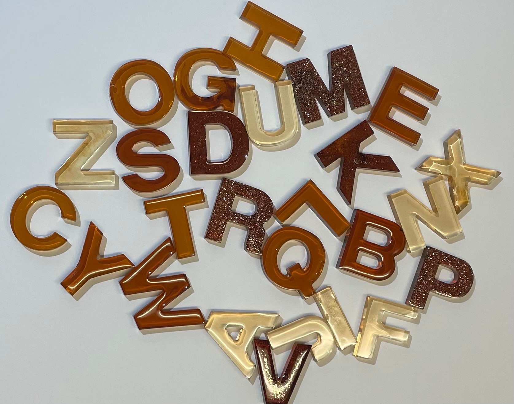 Custom Resin Alphabet Letters - Etsy