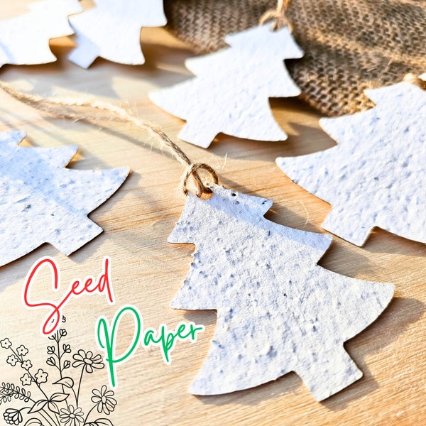 Seed Paper Tag - Etsy