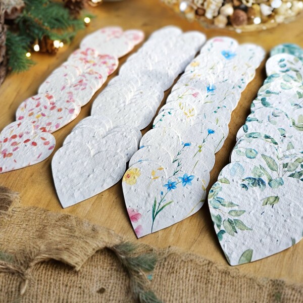 Seed Paper Tags - Etsy