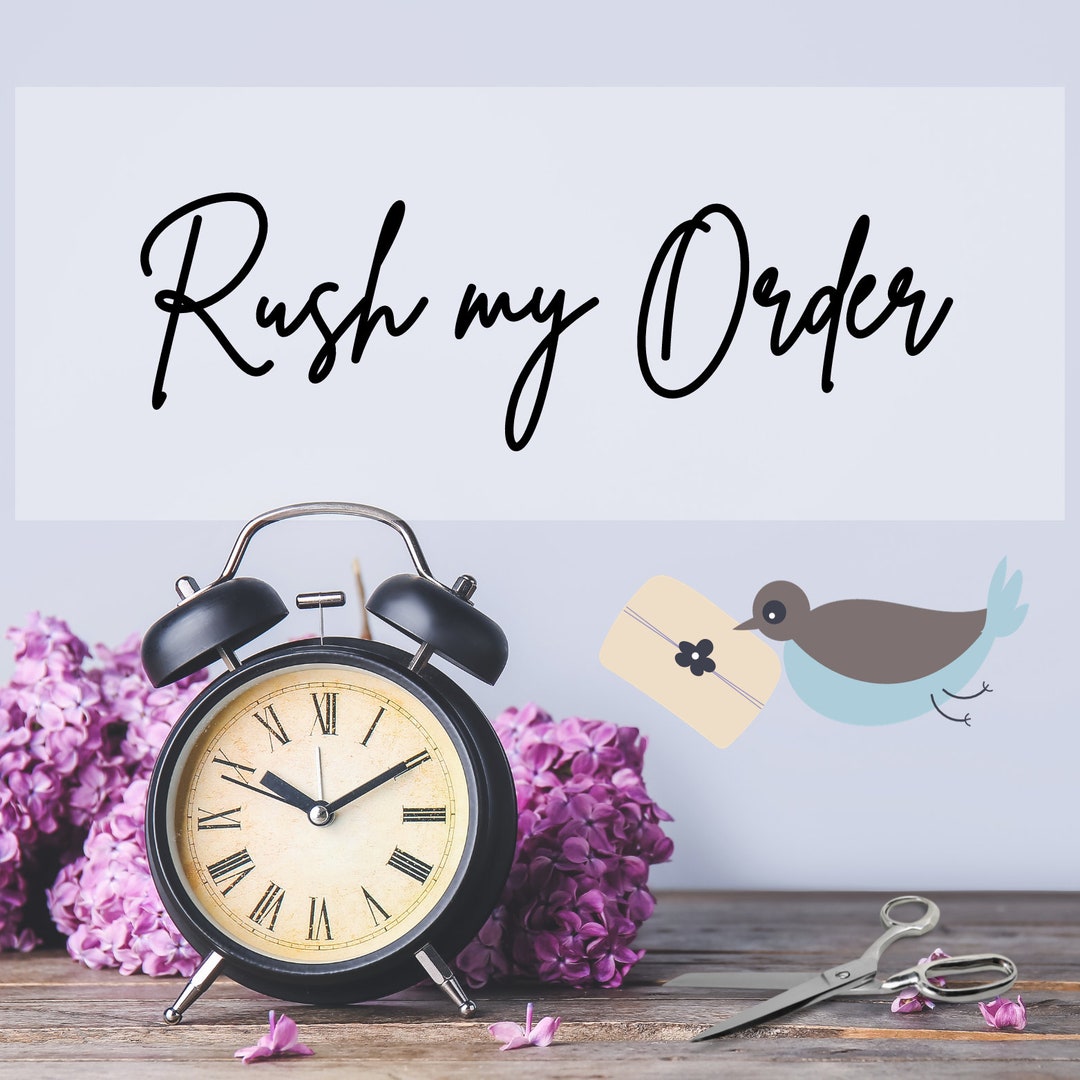 Rush Order and Upgrade Shipping Add-on - Etsy